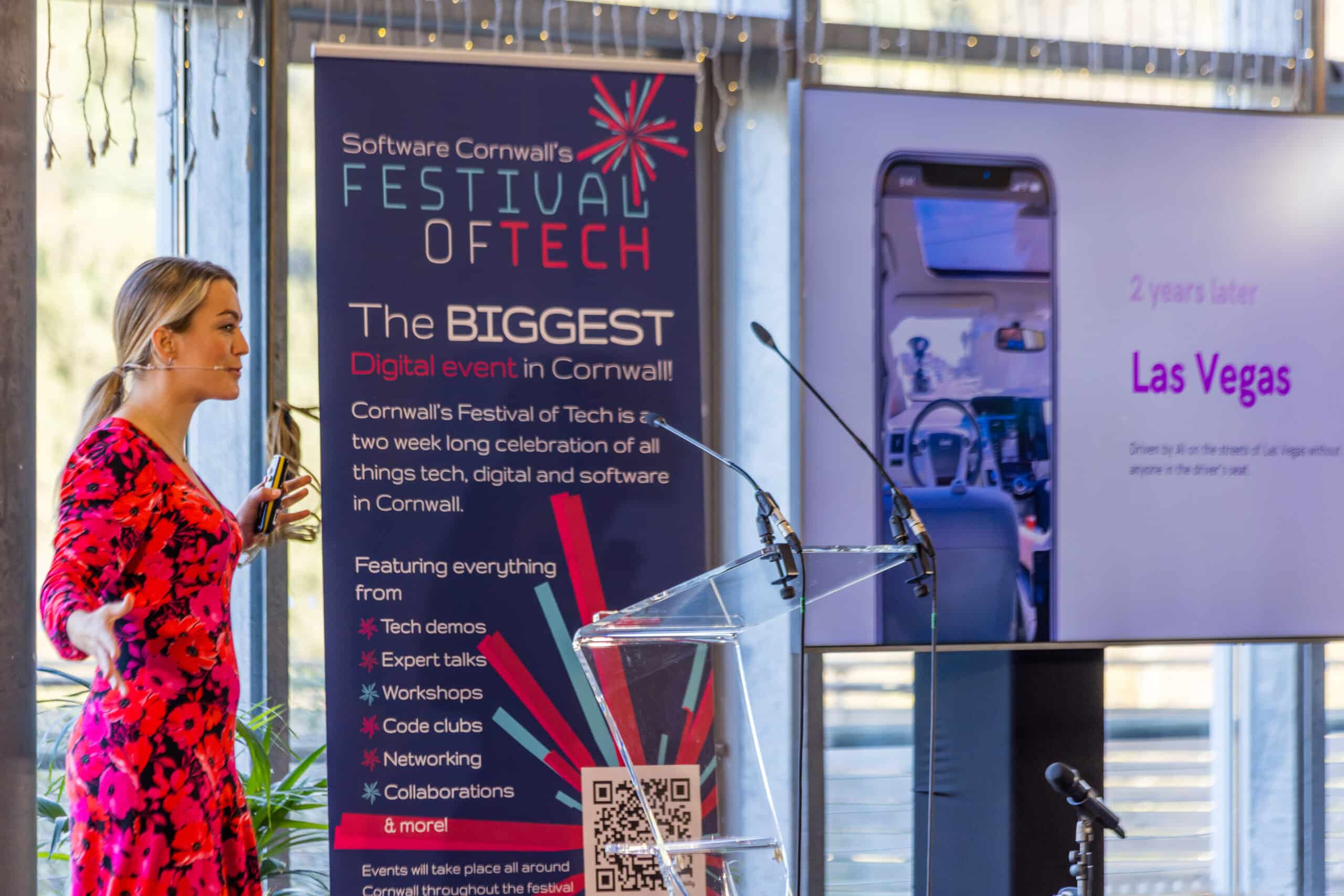 Software Cornwall's Festival of Tech Launch -Georgie Barrat Q&A