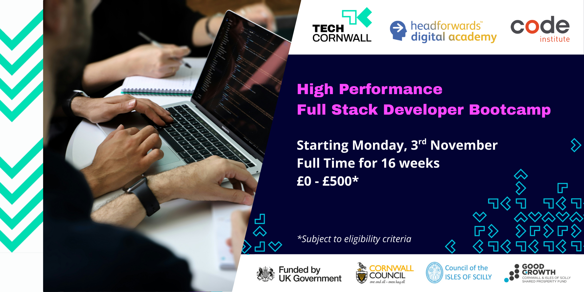 Developer Skills Bootcamp - Tech Cornwall